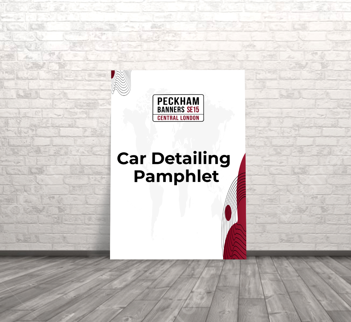 Car Detailing Pamphlet Same Day & Next Day Delivery London