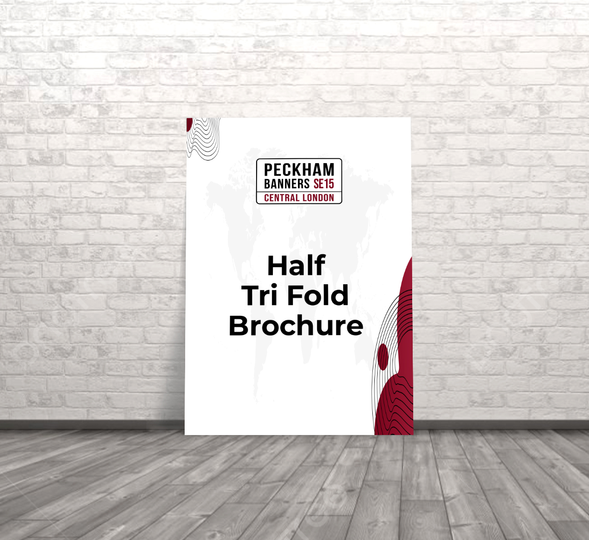 Half Tri Fold Brochure Same Day & Next Day Delivery London