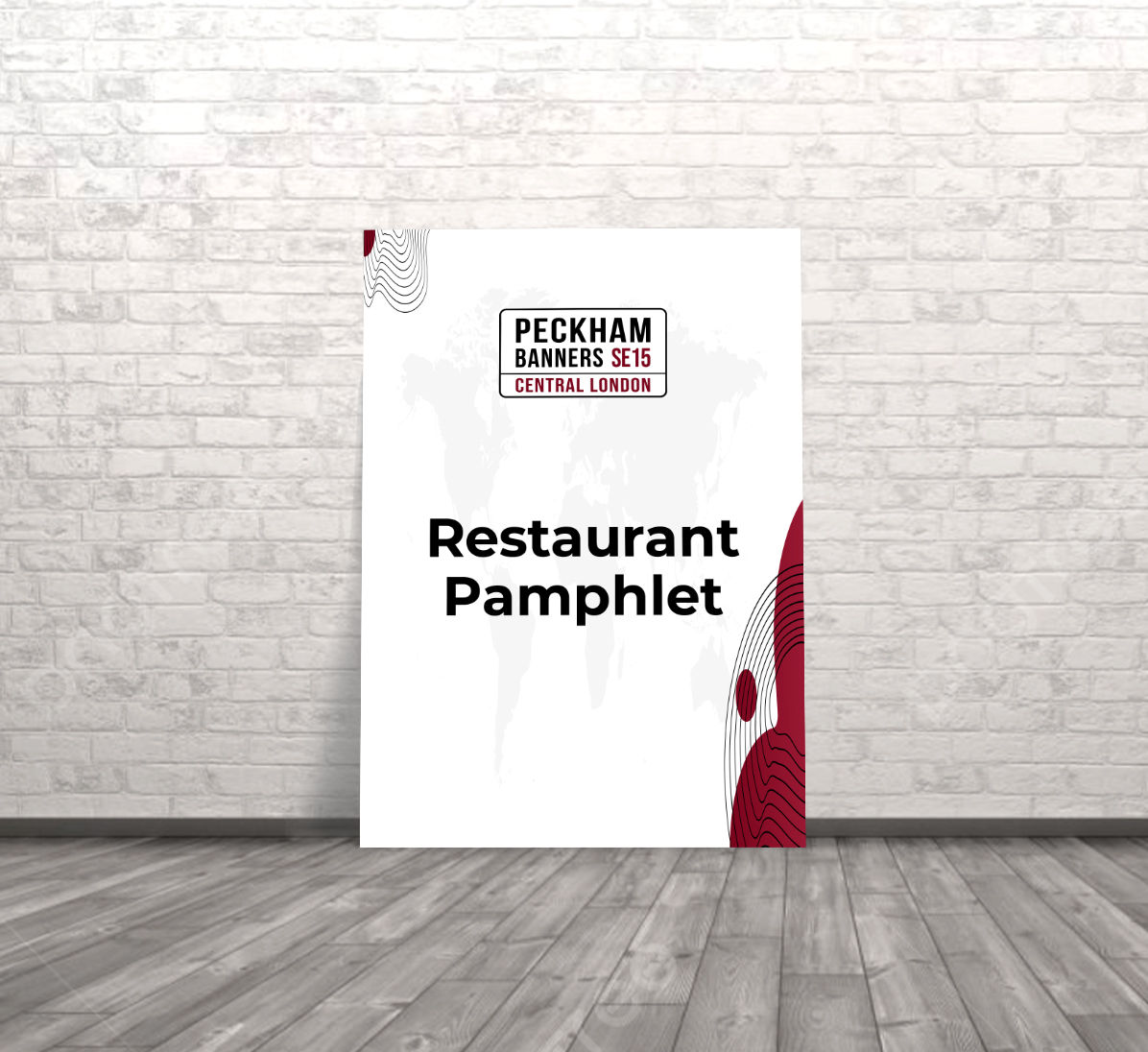 Restaurant Pamphlet Same Day & Next Day Delivery London